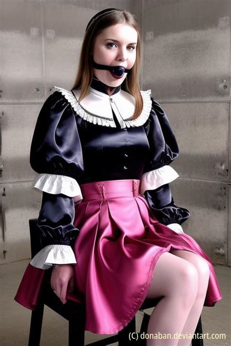 Beautiful satin blouse ballgag by DonAban on DeviantArt
