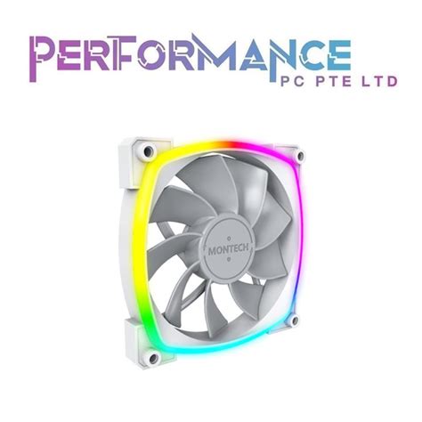 MONTECH RX RX ARGB PWM Reverse Fan Black White YEARS WARRANTY BY TECH DYNAMIC PTE LTD