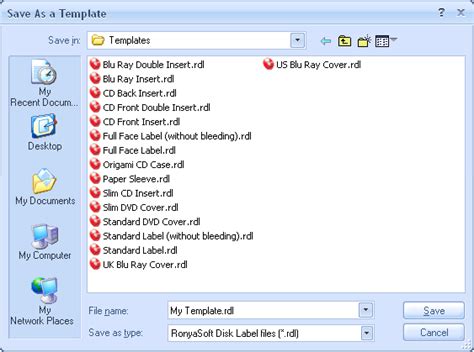 Web Online Help Saving A Document As A Template