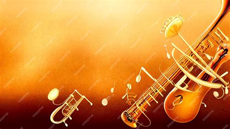Premium Photo Instrument Music Background