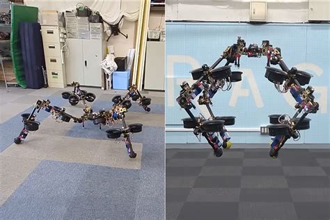 University Of Tokyo Demonstrates Spidar A Quadruped Robot That Can Not Only Crawl But Fly As