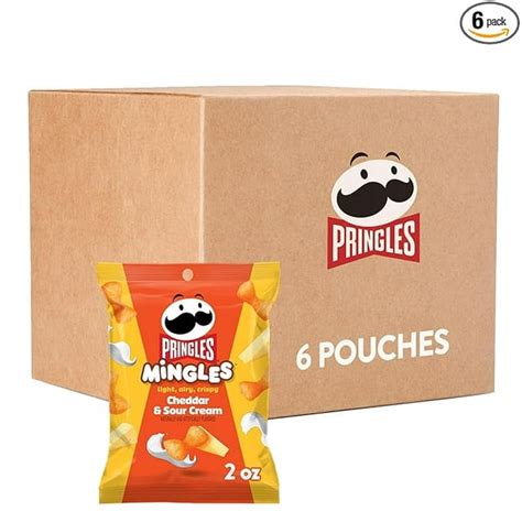 Pringles Mingles Puffed Snacks Cheddar And Sour Cream Cheese Puffs