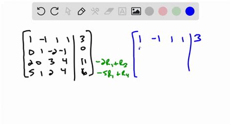 Solved Perform Each Matrix Row Operation And Write The New Matrix