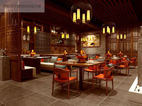 火锅店门头装修设计深圳火锅店设计火锅店空间设计空间家装设计v18602122435临摹作品 站酷zcool