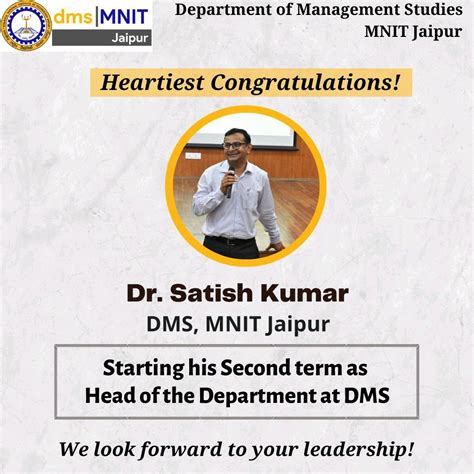 Media Pr And Alumni Cell Dms Mnit Jaipur On Linkedin Management Mba