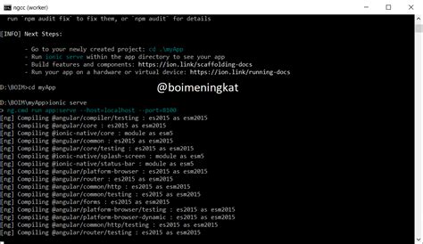 Nerf X Cara Instal Ionic Framework Di Windows 7 8 10