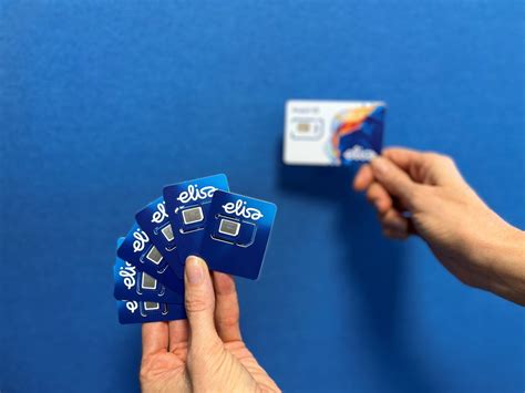 Elisa Estonia Replacing Standard Size Sim Cards With Half Smaller Ones