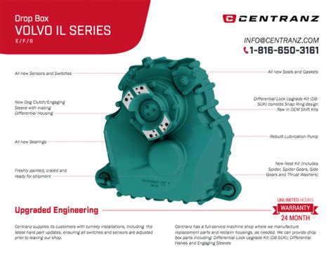 22568 Volvo Drop Box For A35F A35G A40E A40F A40G A45G