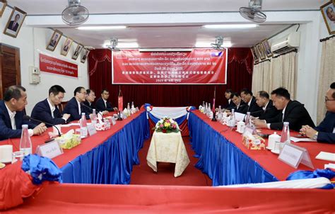 ຄະນະຜູ້ແທນ ຄະນະກໍາມະການກວດກາວິໄນພັກ ແຂວງຢຸນນານ ສປ ຈີນ ຢ້ຽມຢາມ ແລະ ພົບປະແລກປ່ຽນບົດຮຽນ ກັບ