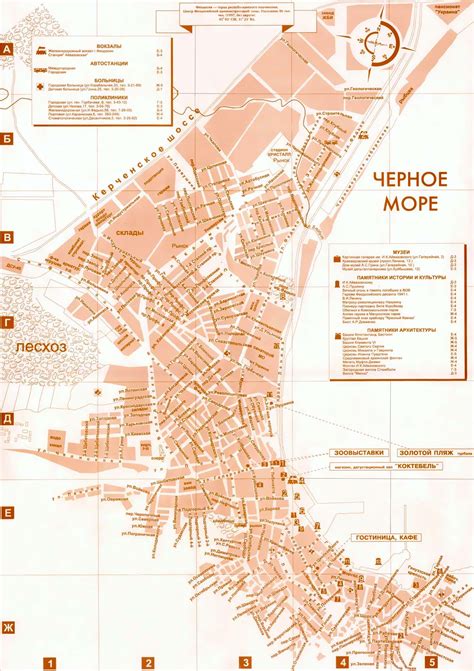 The Map Of Feodosiya