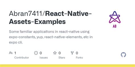 Github Abran React Native Assets Examples Some Familiar