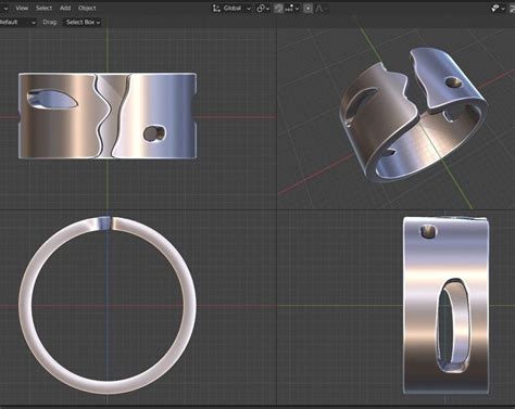 STL 3D Model Jewelry CAD File For 3D Printing Cnc 3d Jewelry Printable File File For 3D