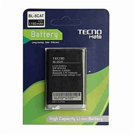 Tecno Battery For Tecno Bl Cat Almiria Techstore Kenya