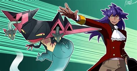 ポケモン剣盾 ダンデ（アナザー）＆ドラパルト実装記念絵 音鳴k介のイラスト Pixiv