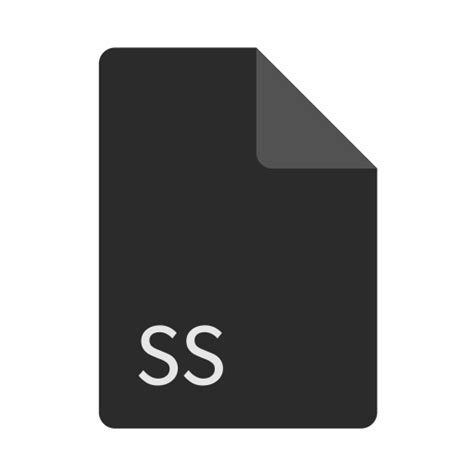 Format Ss File Extension Icon