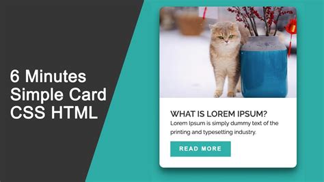 Cara Membuat Card Sederhana Menggunakan Css Html Coding Bareng Youtube