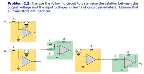 Solved Problem Analyse The Following Circuit To Chegg