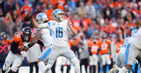Detroit Lions Vs Denver Broncos Preview Prediction On Paper Pride