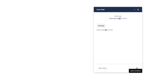 conversations ui kit example codesandbox
