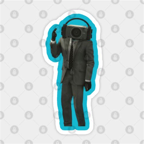 Skibidi Toilet Cameraman Skibidi Toilet Cameraman Sticker Teepublic