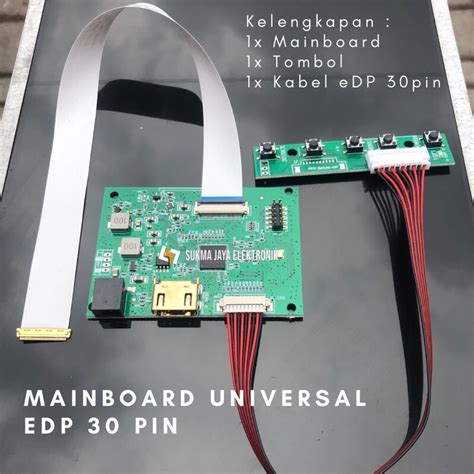 Jual Mainboard Universal Untuk Layar EDP Pin Panel Laptop Slim HD FHD P HDMI Input