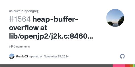 Heap Buffer Overflow At Lib Openjp J K C In Opj J K Add Tlmarker In Openjpeg Opj