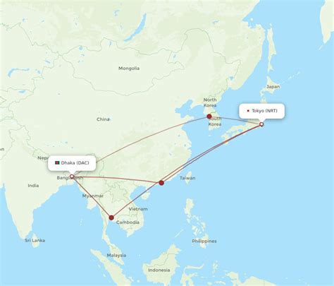 Flights From Dhaka To Tokyo Dac To Nrt Airlines And Best Routes