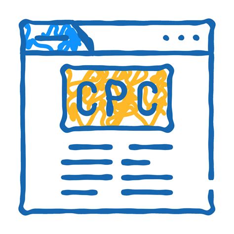 Cpc Seo Optimization Icon Doodle Illustration 49830851 Vector Art At