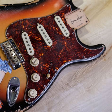 Loaded Mercury Pickguard Sss Relic Franchin Guitars