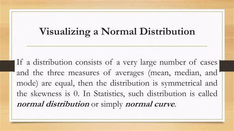 Chapter 2 Understanding The Normal Curve Distribution Pptx