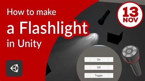 How To Make Flashlight In Unity Flashlight On And Off Unity C Script