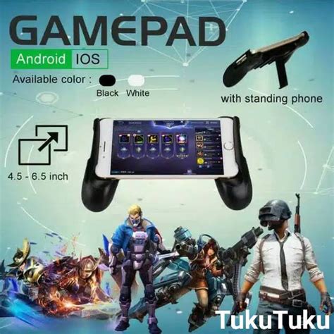 Jual GamePad Mobile Phone Holder Stand Joystick Pad Gamming