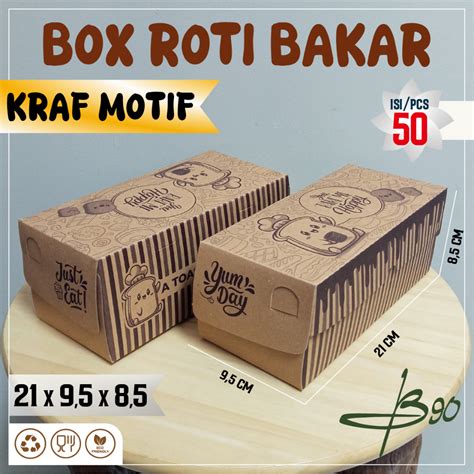 Jual Dus Roti Bakar Bandung Ukuran 21 X 8 5 X 9 5 Cm Kotak Roti Bakar