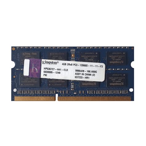 رم لپ تاپ کینگستون مدل Ddr3 Pc3 12800s ظرفیت 4 گیگابایت فروشگاه آونگ رایانه