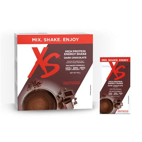 High Protein Energy Shake Xs™ Dark Chocolate Flavour