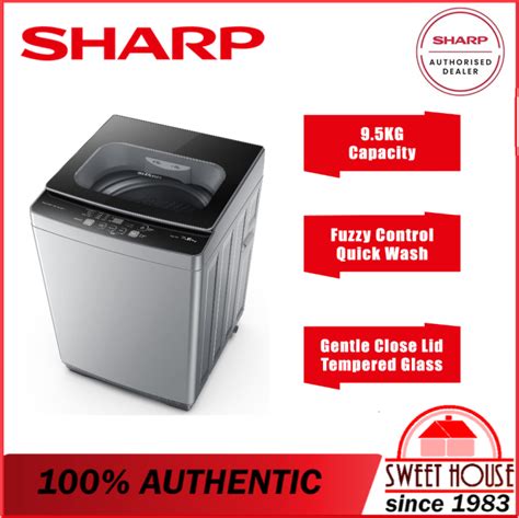 Sharp Washing Machine Kg Fuzzy Logic Quick Wash Fully Auto Top