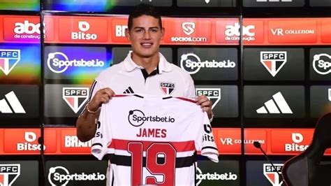James Rodríguez é apresentado oficialmente pelo São Paulo