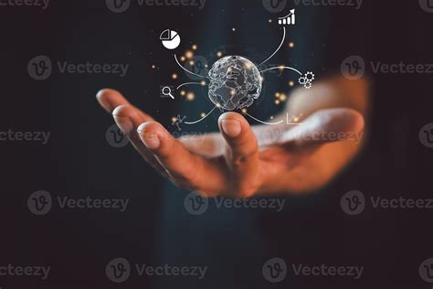 Big Data And Analytics Visualization Technology With Scientist