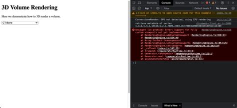 Bug VOLUME D Is Not Working In Chrome Issue Cornerstonejs Cornerstone D GitHub