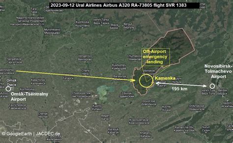 Ural Airlines A320 Landed In An Open Field In Russia