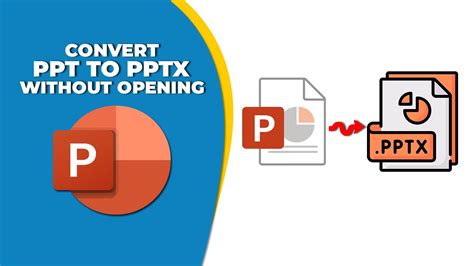 How To Convert Ppt To Pptx Without Opening Youtube