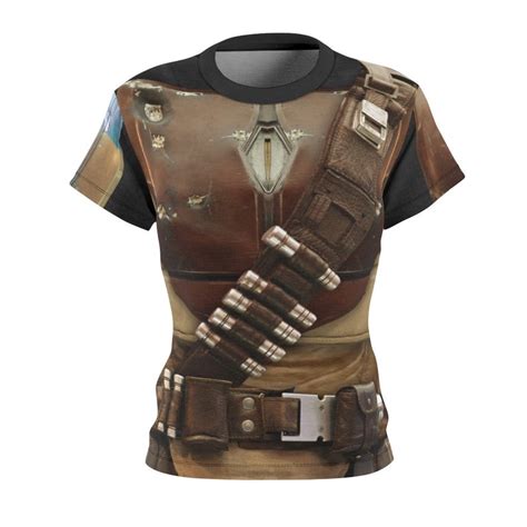 Star Wars Costume Mandalorian Armor Women S Shirt Etsy