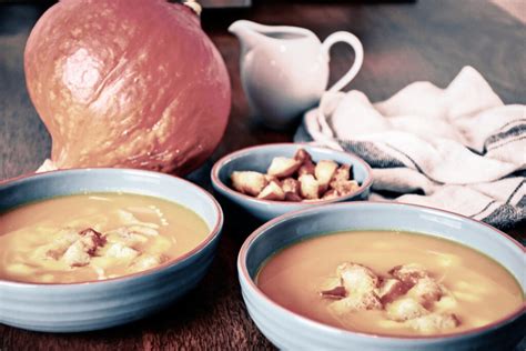 Creamy Pumpkin Soup With Truffle Croutons MonAme Magazine