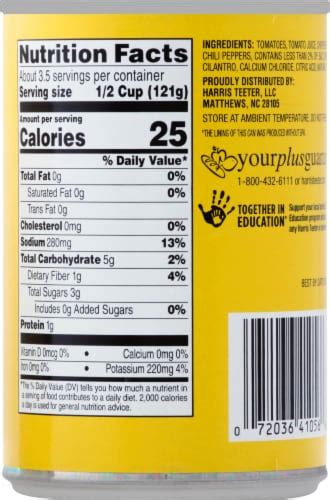Harris Teeter™ Original Diced Tomatoes With Green Chilies 145 Oz