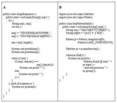 A Bio Programming For Sequence Alignment B Bio Programming For