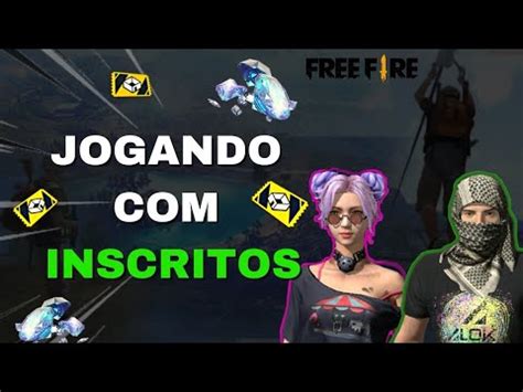 FREE FIRE AO VIVO RUMO MESTREJOGANDO INSCRITOS TEMPORADA 41 YouTube