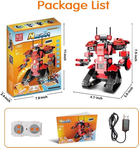 STEM Building Blocks Robot, Remote and APP Controlled Robot Creative ...