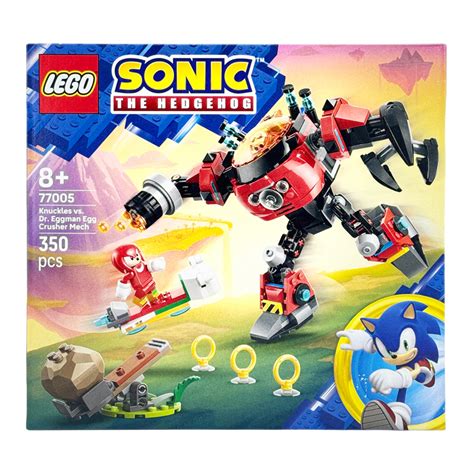 კონსტრუქტორი Sonic Knuckles Vs Dr Eggman Egg Crusher Mech Lego ჭიტა