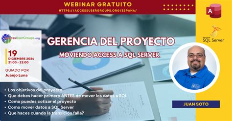 Gerencia Del Proyecto Moviendo Access A Sql Server España