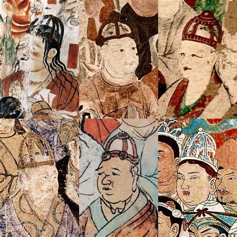 龌龊南明兵 On Twitter 唐代描绘西域诸国王子国使的壁画里总会有一位戴这种十字交叉框架形的冠帽 匈奴（p2）、鲜卑（p3）的金冠